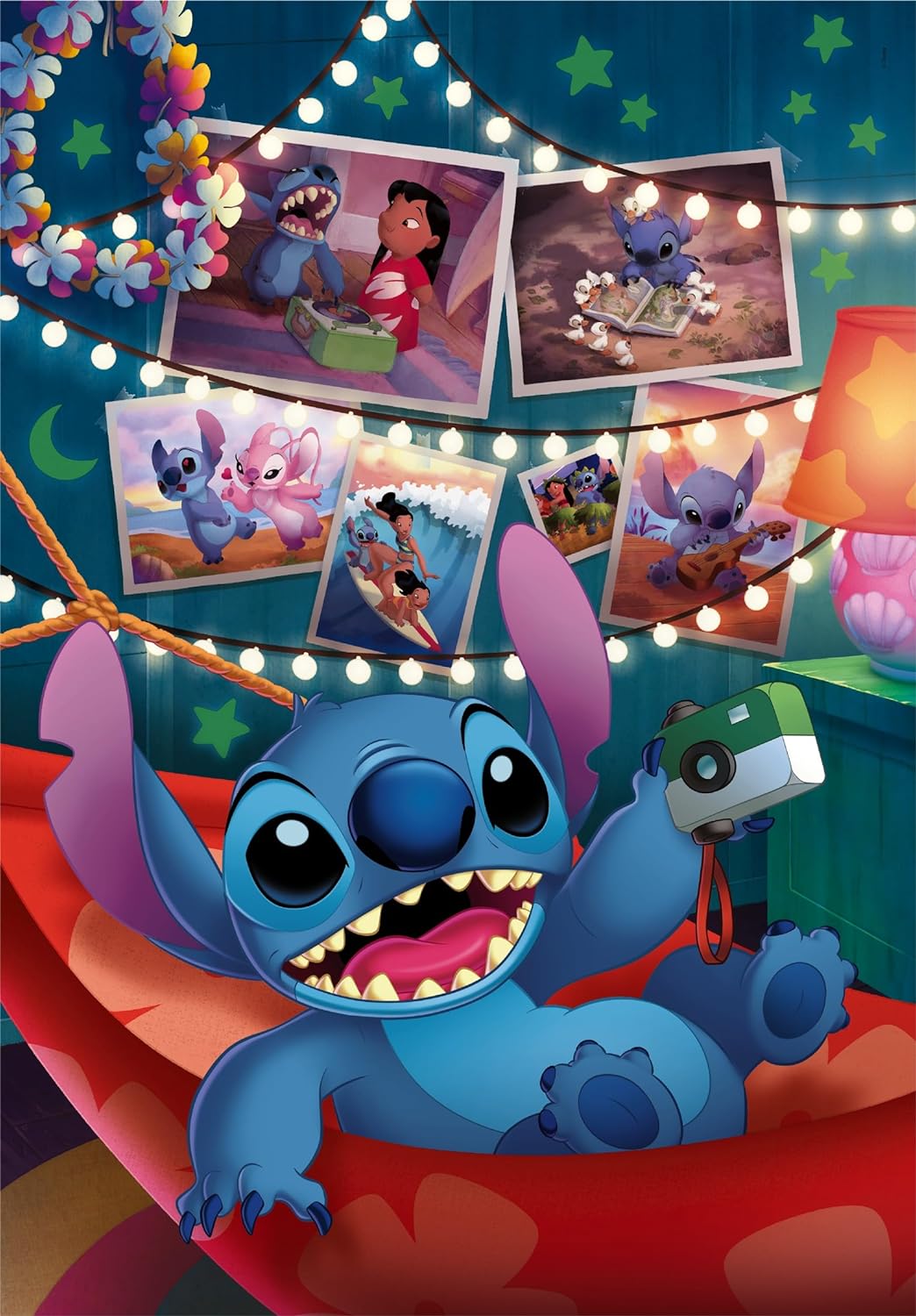 Acheter Puzzle Clementoni Disney Stitch de 1000 pièces - Clementoni-39793